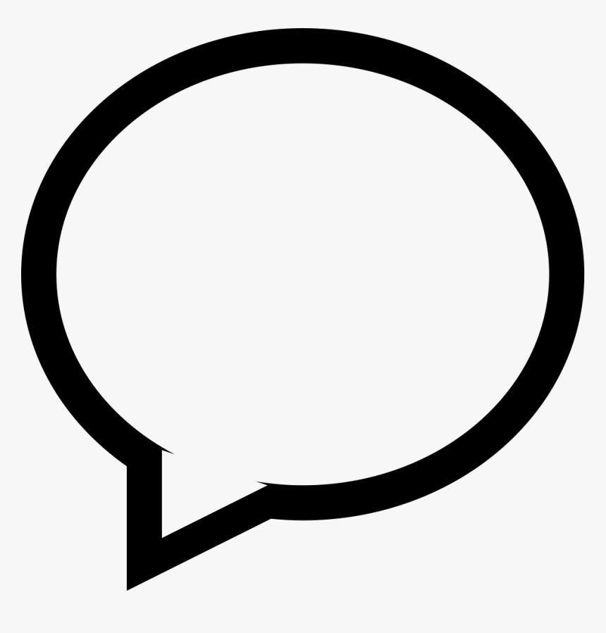 Oval Clipart Balloon - Chat Icon, HD Png Download , Transparent Png ...