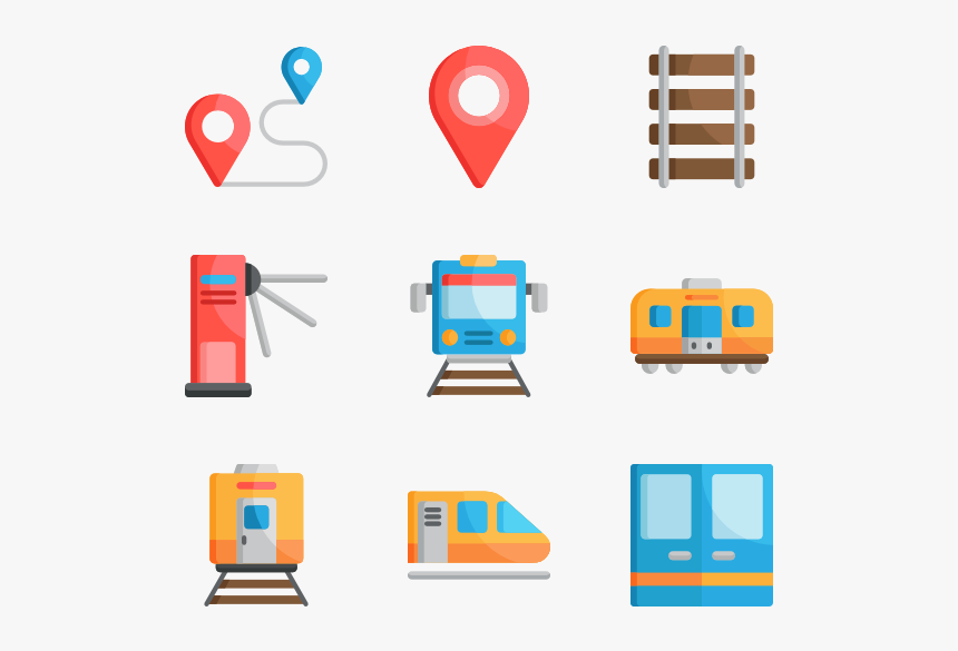 Subway Station - Subway Flat Icon, HD Png Download , Transparent Png ...