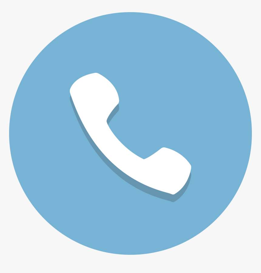 Phone Png Blue - Phone Flat Icon Png, Transparent Png , Transparent Png ...