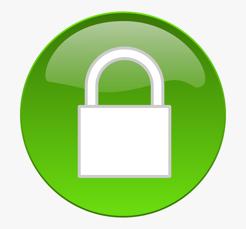 Button, Padlock, Security, Lock, Secure, Icon, Web - Padlock Green, HD ...