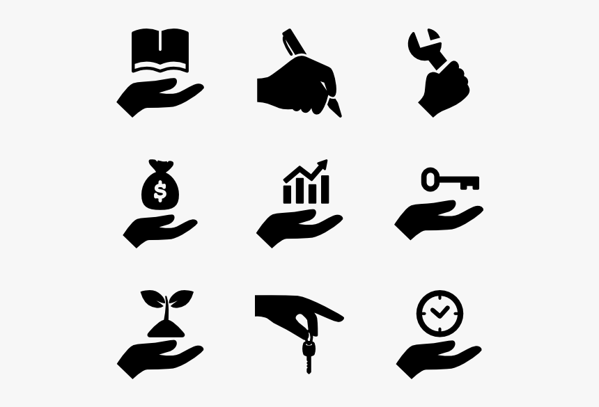Hands Holding Up - Icon Hands, HD Png Download , Transparent Png Image ...