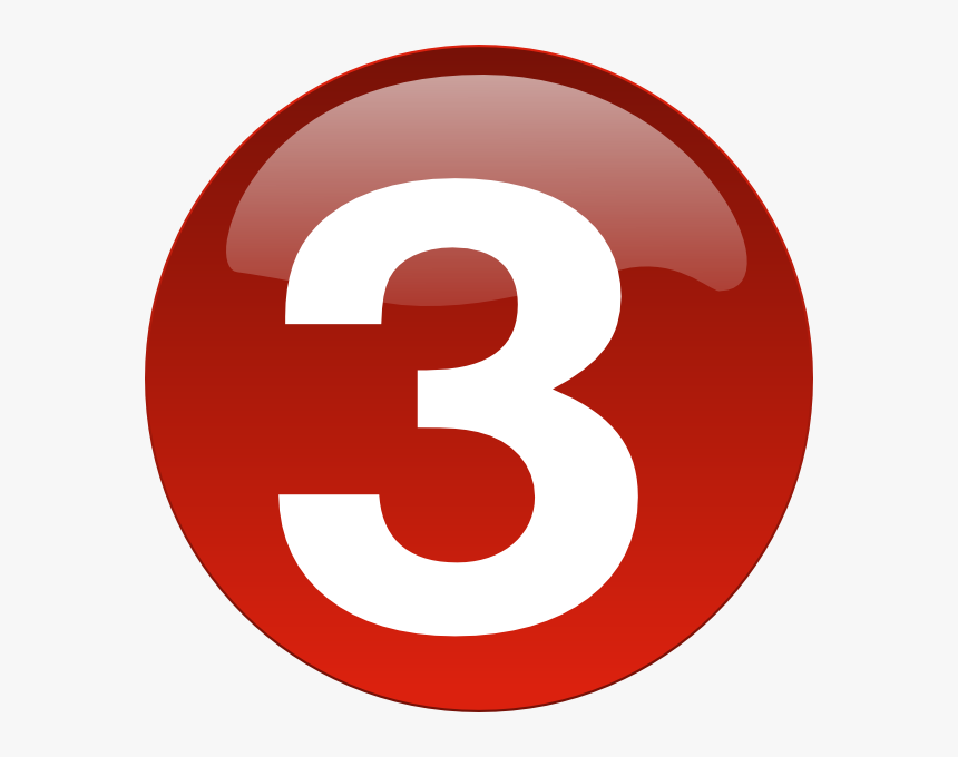 Bullet 3 Red 3 Svg Clip Arts - Red 3 Clipart, HD Png Download ...