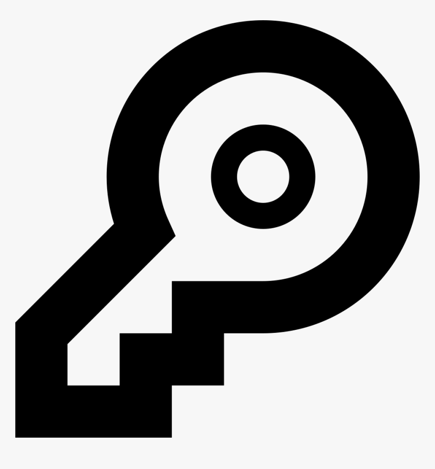 Key-outline - Circle, HD Png Download , Transparent Png Image - PNGitem