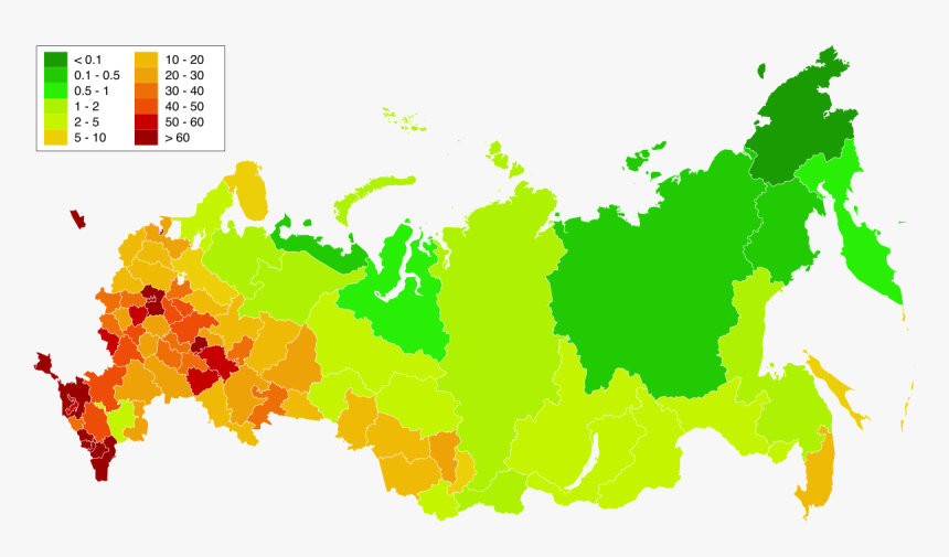 Russian Election Map 2018, HD Png Download , Transparent Png Image ...