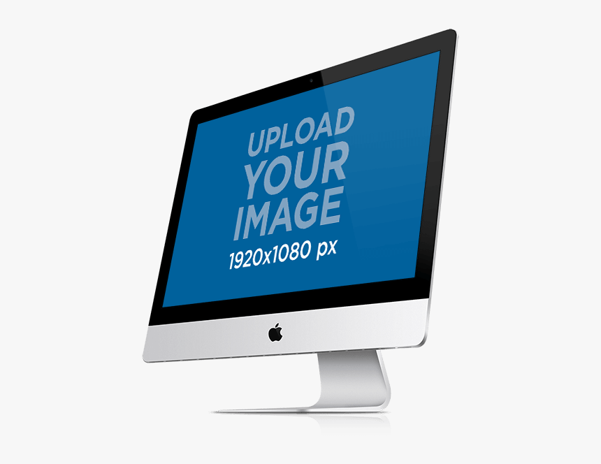 Imac Sided Mockup - Computer Mockup Png, Transparent Png , Transparent ...