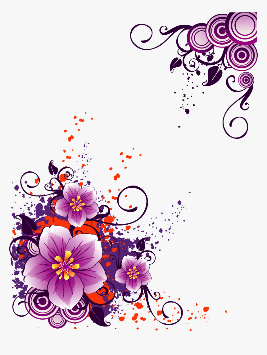 Vector Flowers Cdr Free, HD Png Download , Transparent Png Image - PNGitem