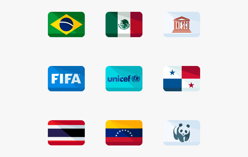 Flags - Seven Flags Of Continents, HD Png Download , Transparent Png ...