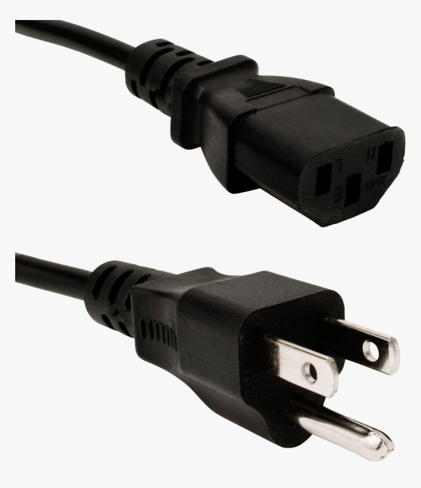 Power Cable Transparent Images Png - Standard Us Power Cord, Png ...