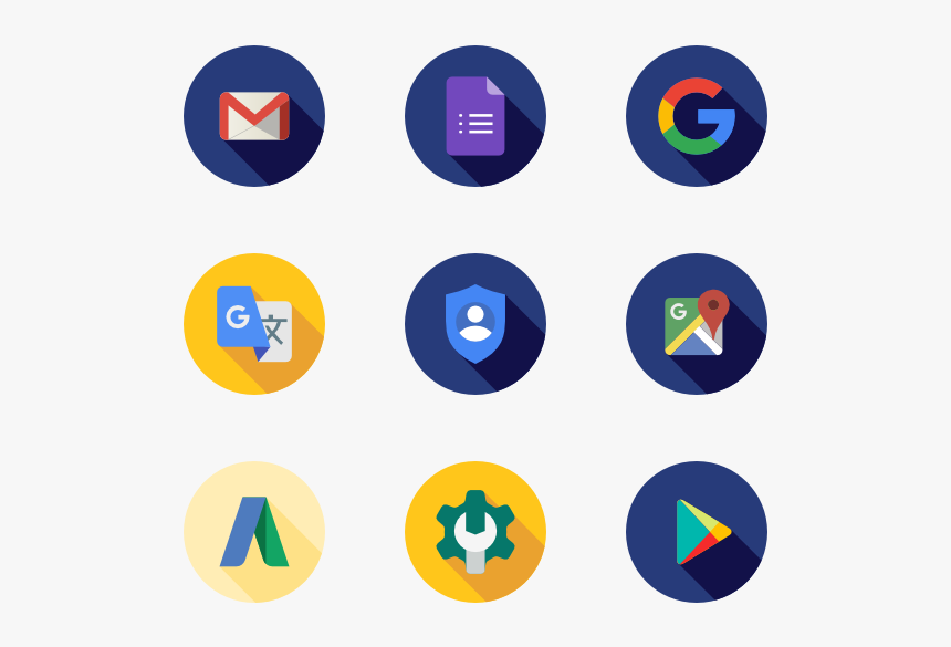 Google Suite - Business Flat Icons Png, Transparent Png , Transparent ...