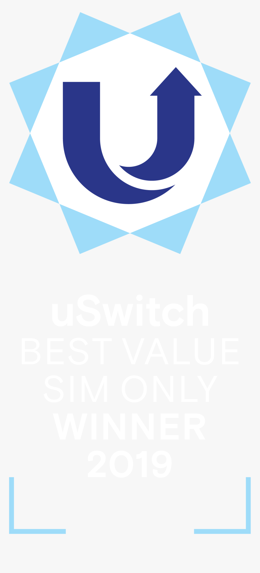 Uswitch Best Value Sim Only Winner, HD Png Download , Transparent Png ...
