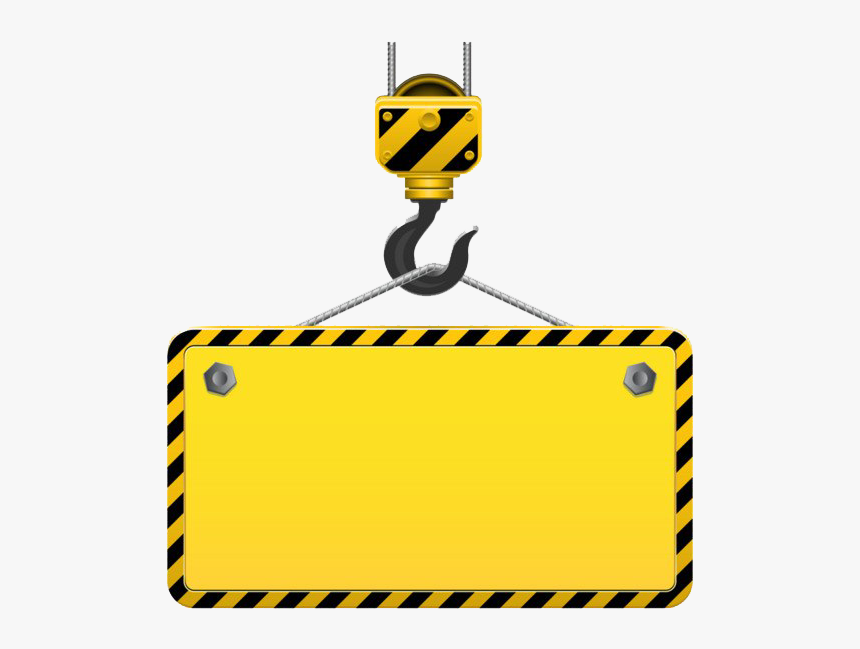 Blank Construction Sign Transparent, HD Png Download , Transparent Png ...