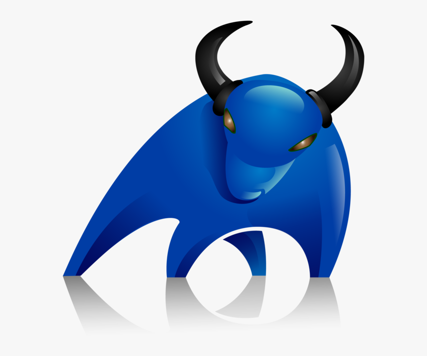 Blue Color Of Bull Icon, HD Png Download , Transparent Png Image - PNGitem