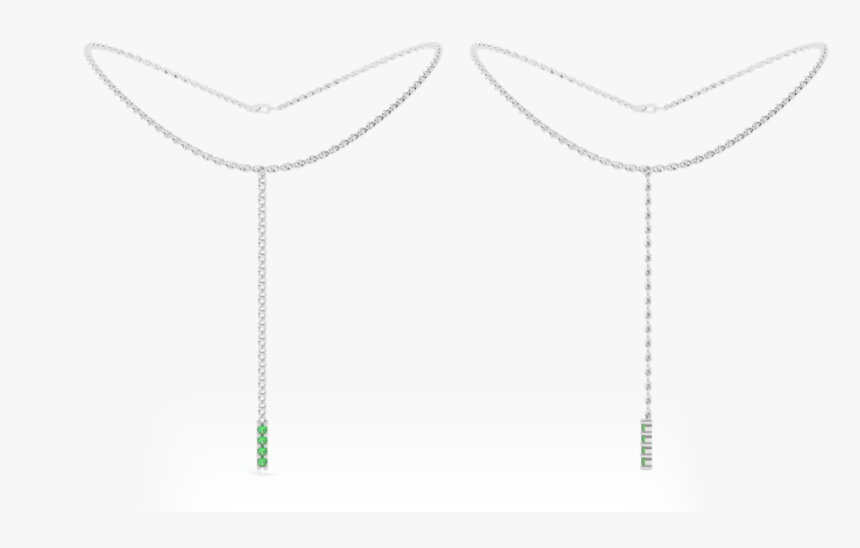 Myne Necklace Single White, HD Png Download , Transparent Png Image ...