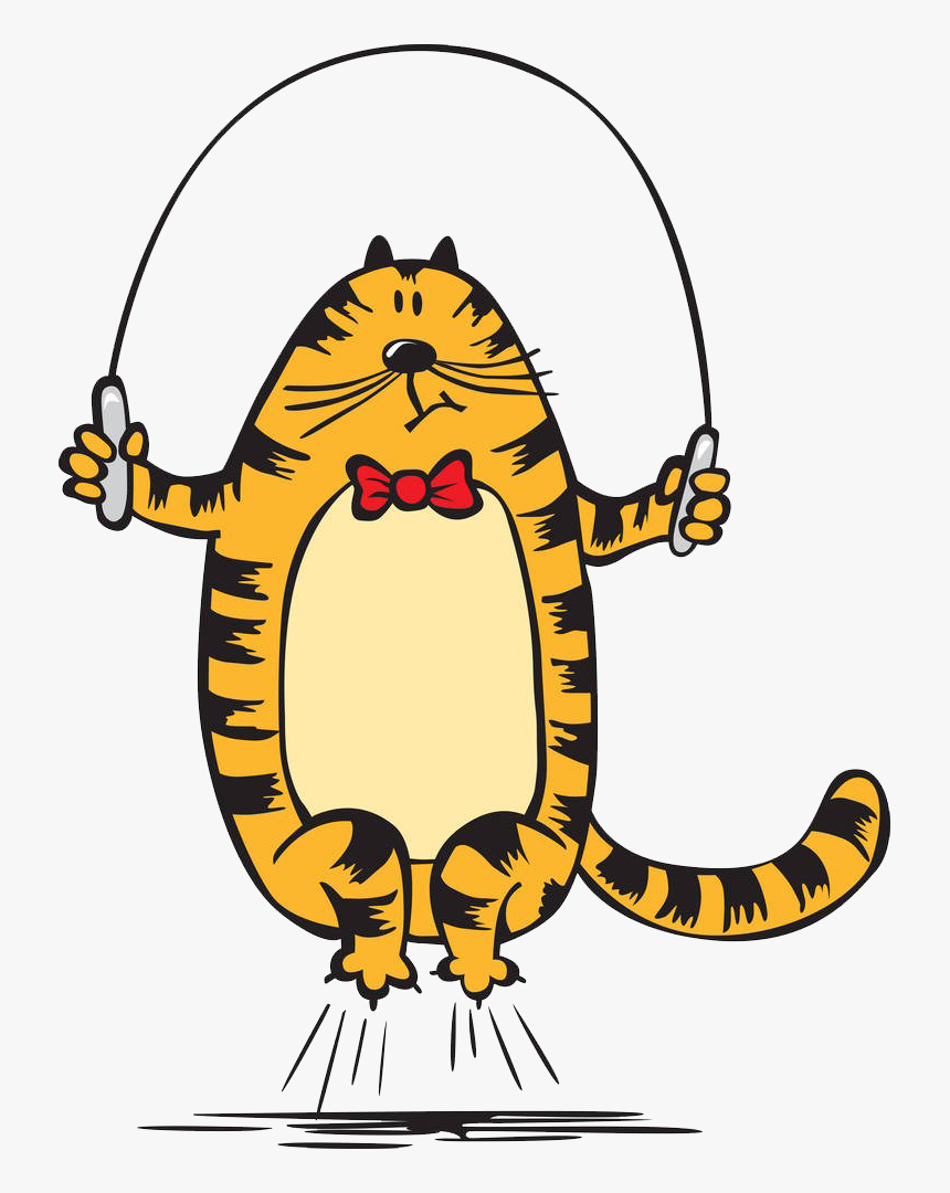 Cartoon Jump Ropes Drawing Jumping, HD Png Download , Transparent Png ...