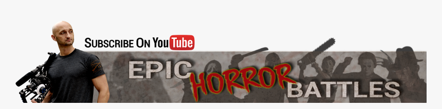 Banner Horror Youtube Promo2 , Png Download - Label, Transparent Png ...
