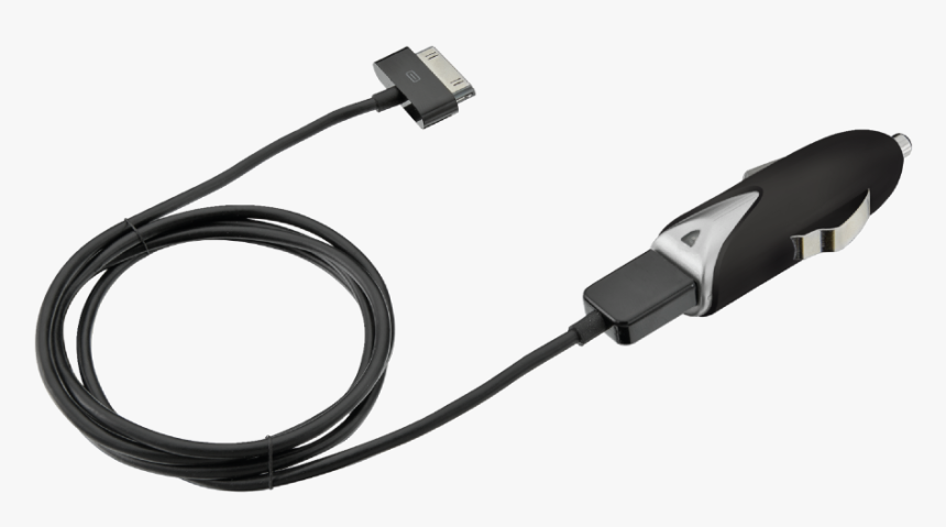 Iphone & Ipod Car Charger - Usb Cable, HD Png Download , Transparent ...