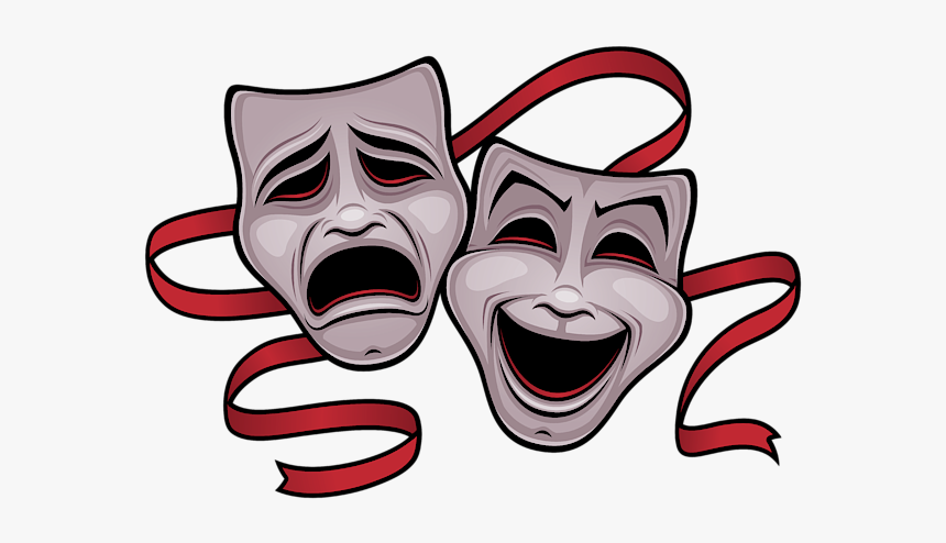 Comedy And Tragedy Masks Png, Transparent Png , Transparent Png Image ...