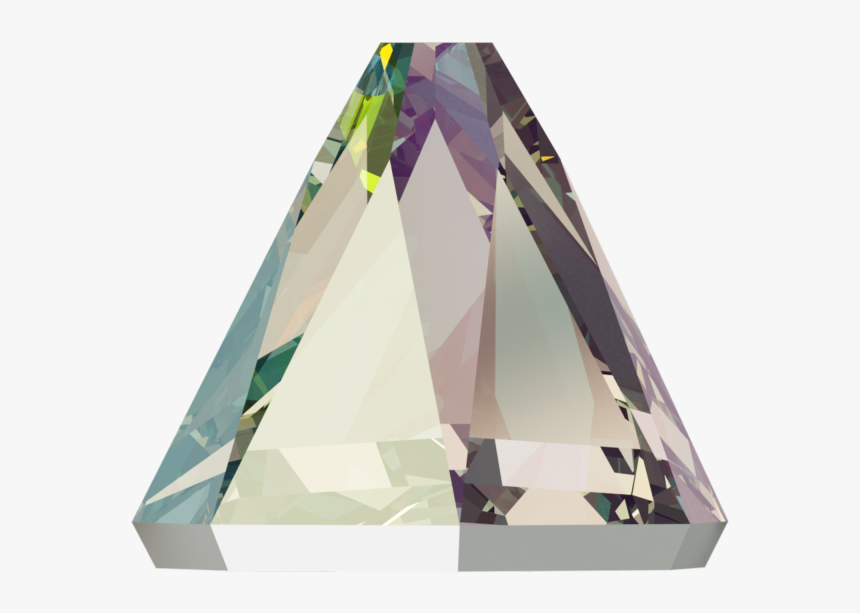 Swarovski 2019 Round Spike Flat Back Black Diamond - Pyramid, HD Png ...