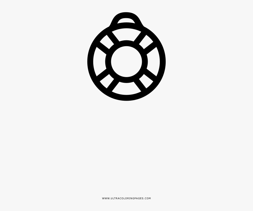 Lifesaver Coloring Page - Circle, HD Png Download , Transparent Png ...