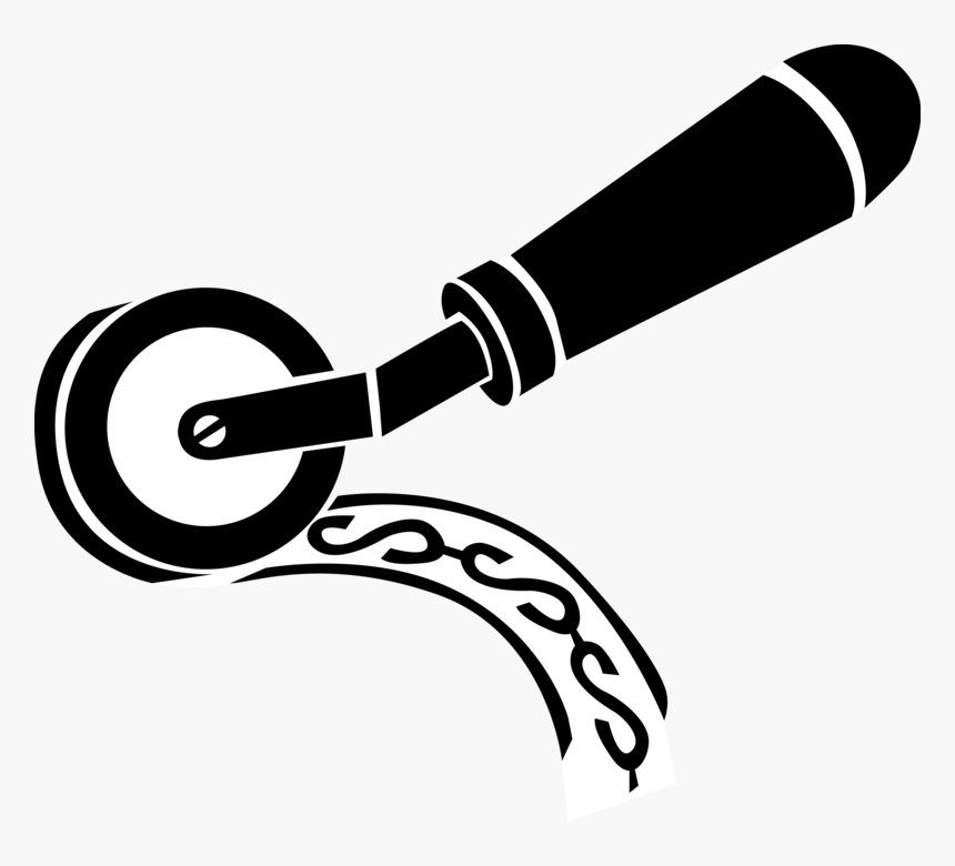 Vector Illustration Of Fine Art Printing Roller Printer - Illustration ...