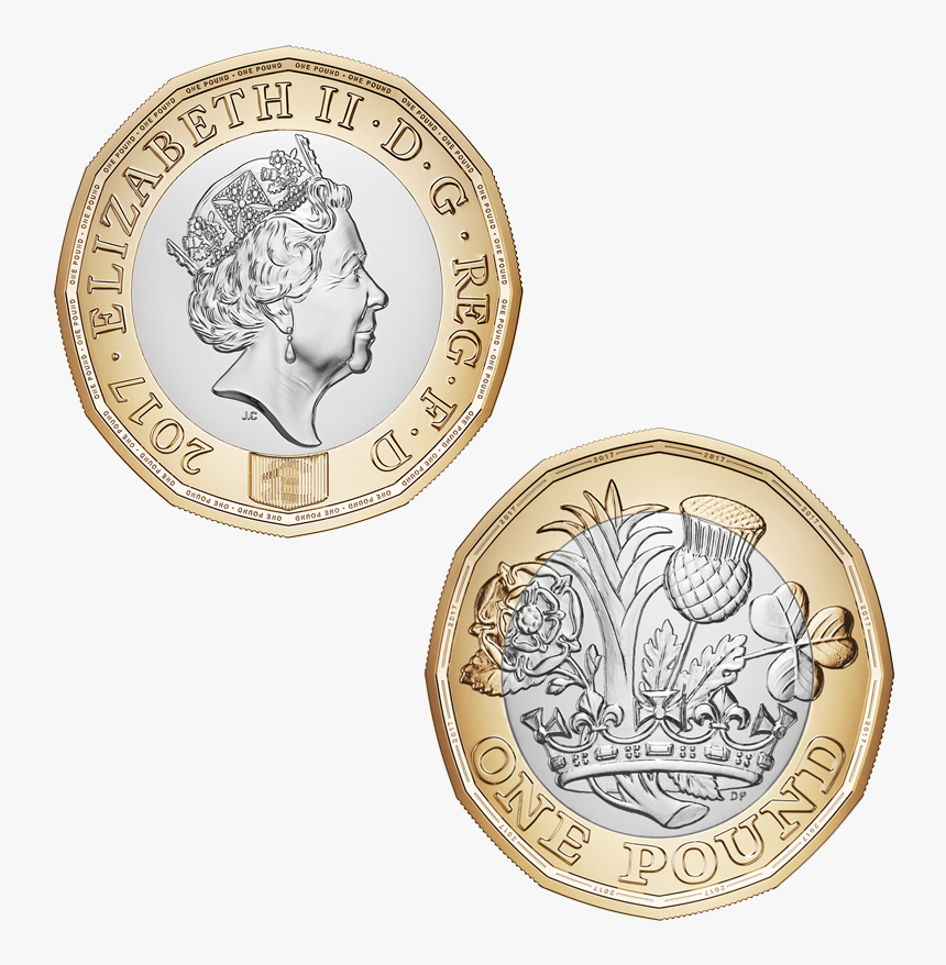 New One Pound Coin Transparent Image Financial - Pound Coin, HD Png ...