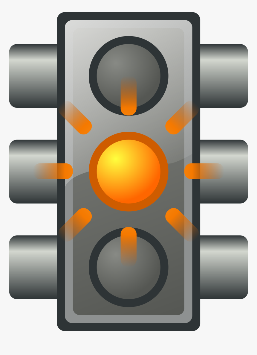 Yellow Stop Light Clip Art