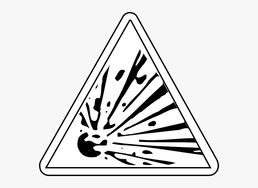 Explosion Clip Art Black And White