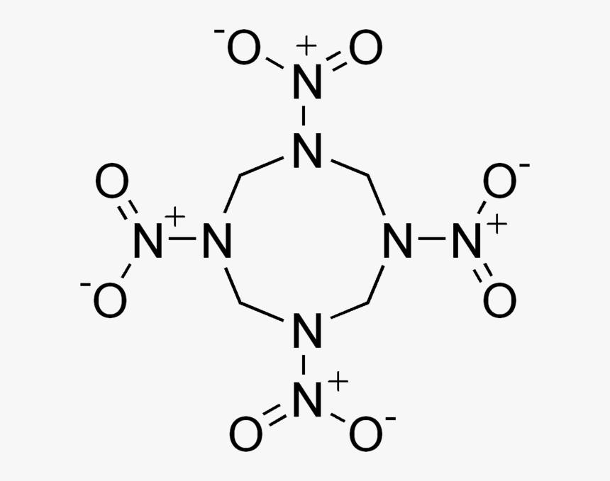 Hmx - Hmx Chemical Structure, HD Png Download , Transparent Png Image ...