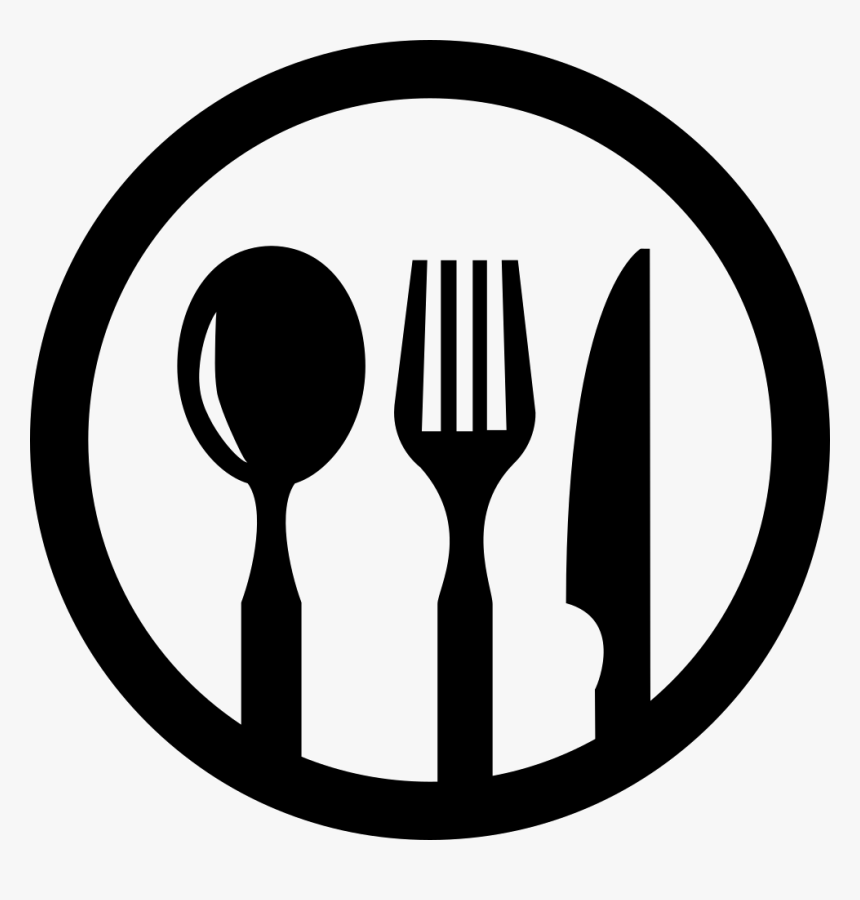 Restaurant Symbol Of Cutlery In A Circle - Restaurant Symbol Png ...