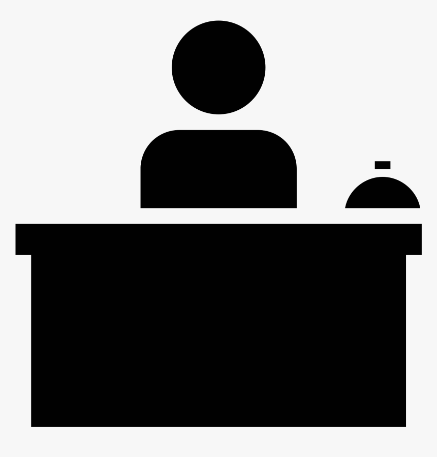 Computer Icons Receptionist Desk Front Office Clip - Receptionist ...