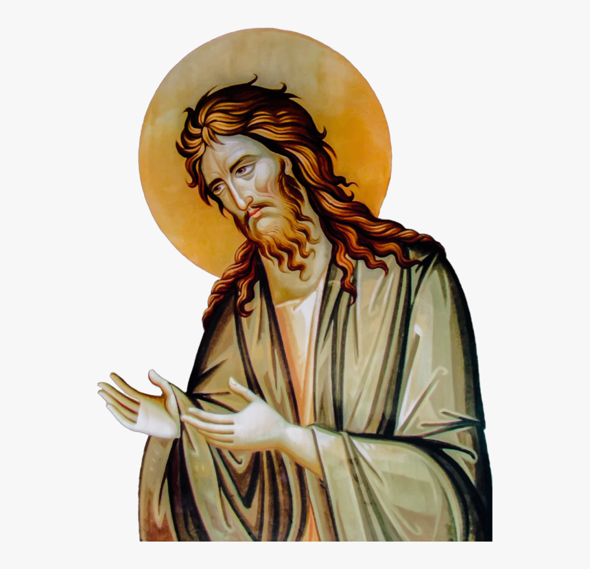 Portrait,art,religion - St John The Baptist Clipart, HD Png Download ...