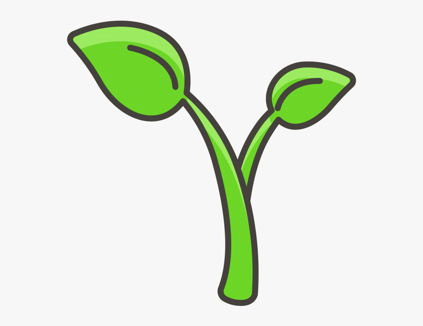 Seedling Emoji Icon - Seedling Emoji, HD Png Download , Transparent Png ...