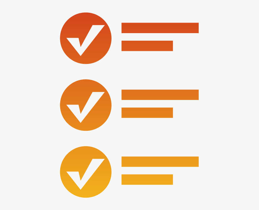 Checklist Icon - Checklist Icon Orange, HD Png Download , Transparent ...