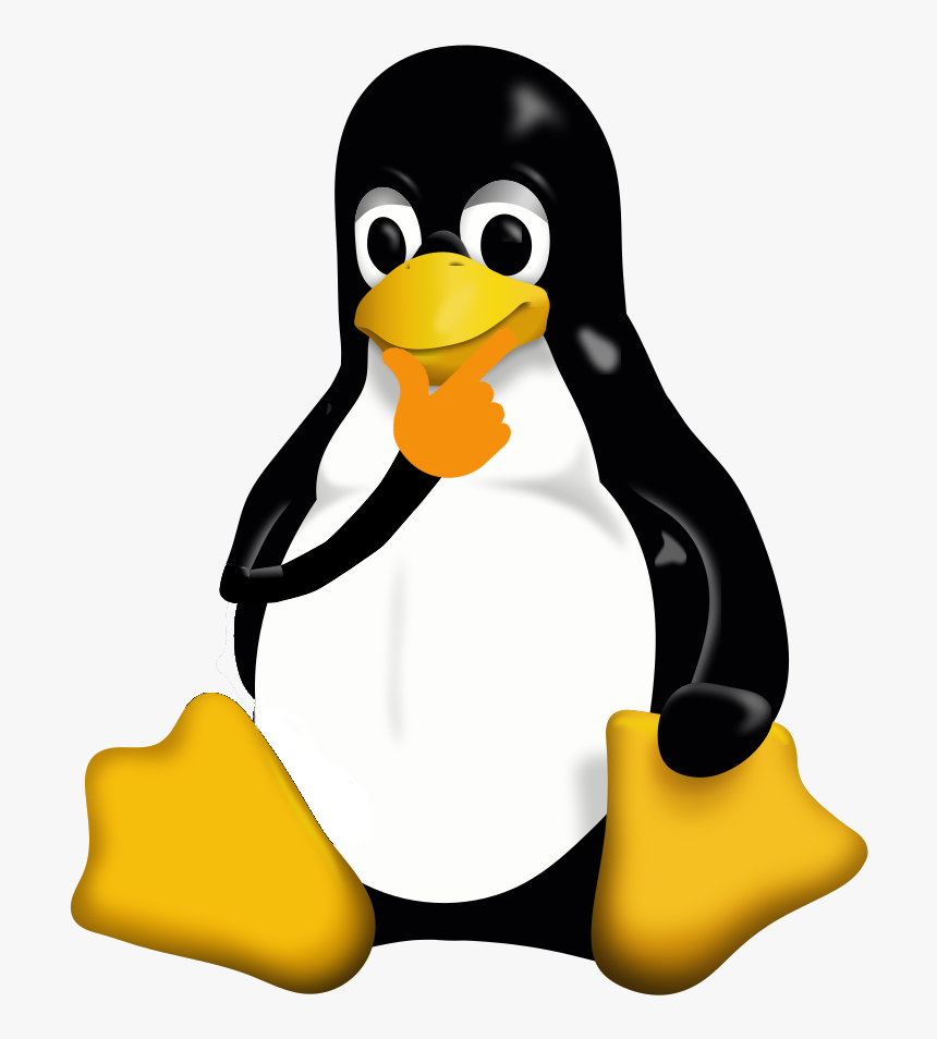 Transparent Thonk Png - Linux Logo Png, Png Download , Transparent Png ...