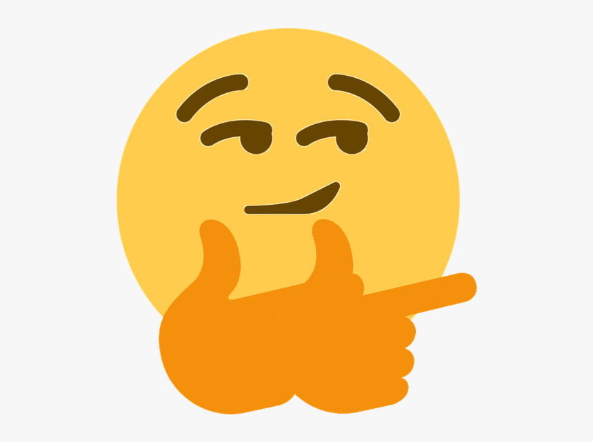 Thinking Smirk Discord Emoji, HD Png Download , Transparent Png Image ...