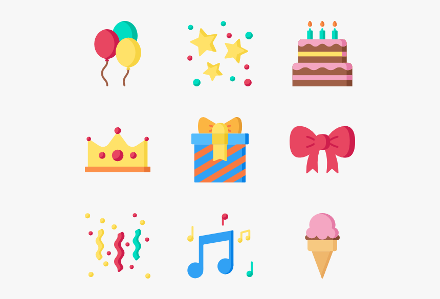 Birthday Icon, HD Png Download , Transparent Png Image - PNGitem