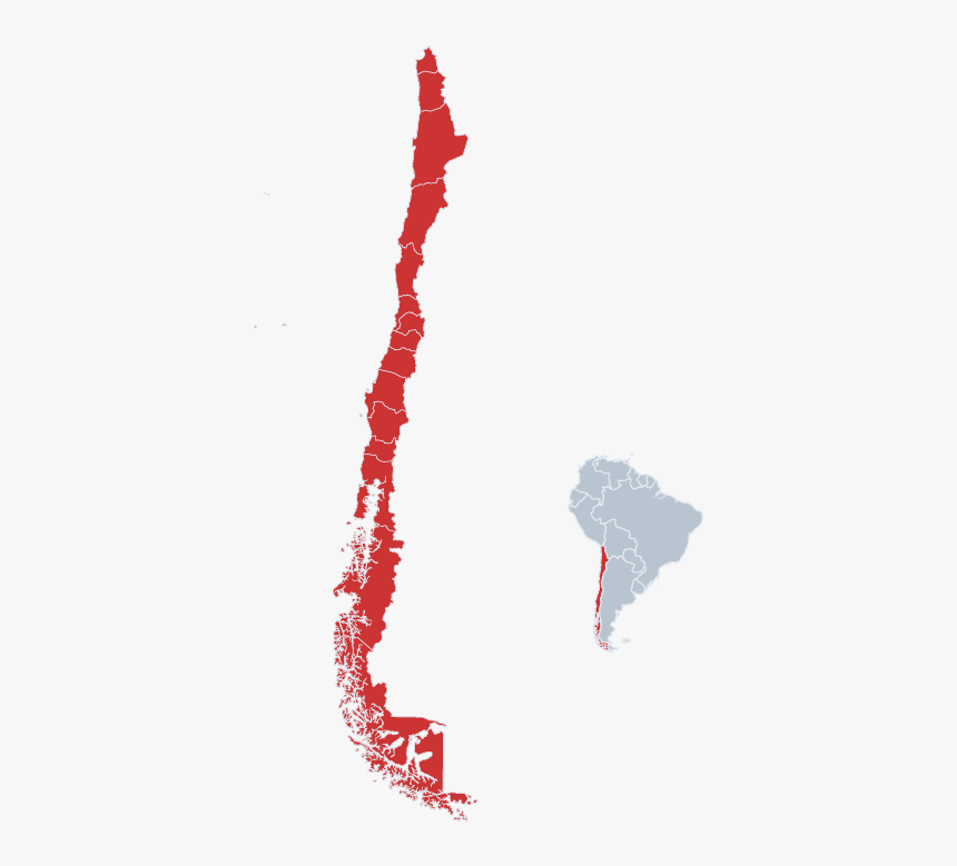 Grey Map Of Chile, HD Png Download , Transparent Png Image - PNGitem