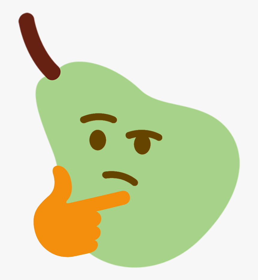 Meme Thinking Emoji Png, Transparent Png , Transparent Png Image - PNGitem