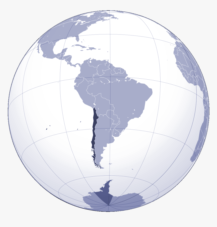 Where Is Chile Located Large Map - Latin America, HD Png Download ...