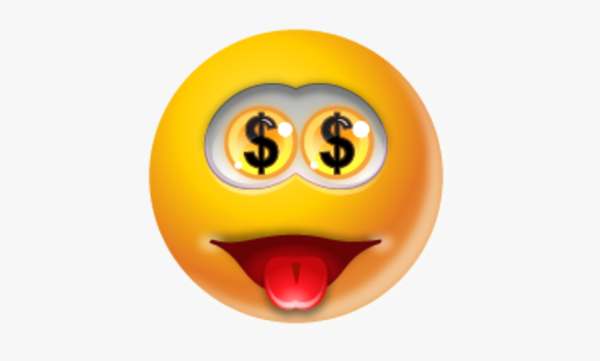 Emoticon Money Icon Free - Smiley, HD Png Download , Transparent Png ...