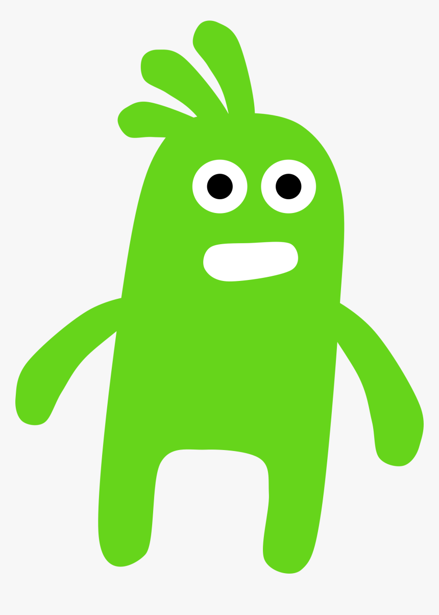 Green Monster - Simple Monster, HD Png Download , Transparent Png Image ...