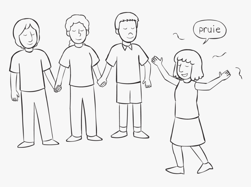 People Linking Arms Png - Line Art, Transparent Png , Transparent Png ...