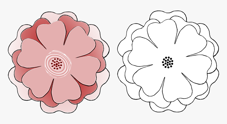 Flower Multi choice 6 Petal S3 Template Free Flower Templates Svg HD 