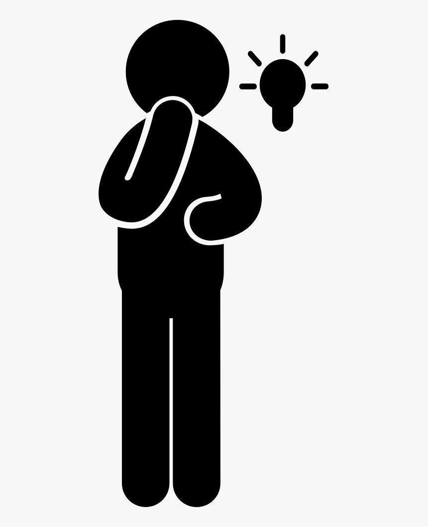 Light Bulb Idea - Icono De Persona Pensando Png, Transparent Png ...
