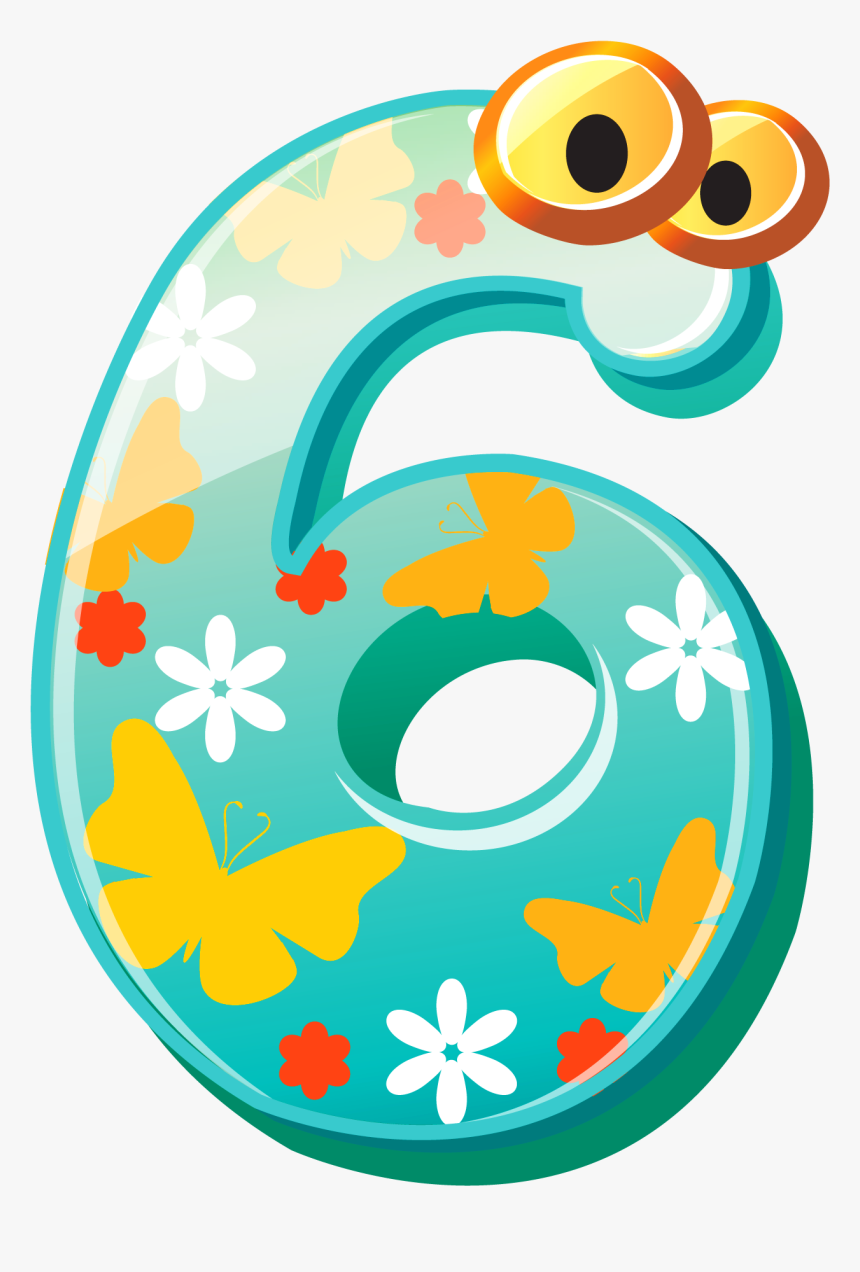 Cute Six Png Image Number 6 Clipart Transparent Png Transparent