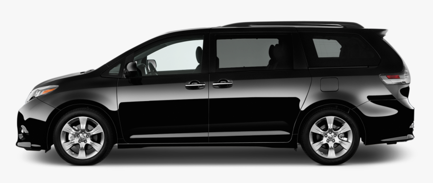 Transparent Minivan Clipart Black And White - Toyota Sienna 2018 Side ...