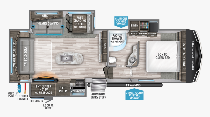 Reflection 29rs Floor Plan, HD Png Download , Transparent Png Image ...