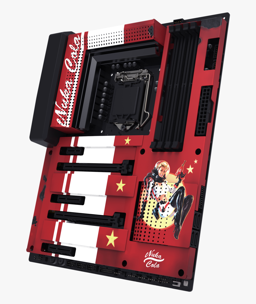 Image Of N7 Z370 Nuka-cola Cover - Nzxt Fallout Case, HD Png Download ...
