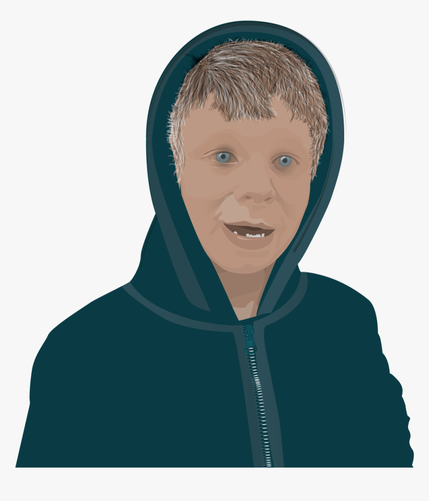 Portrait, Illustration, Vector - Boy, HD Png Download , Transparent Png ...