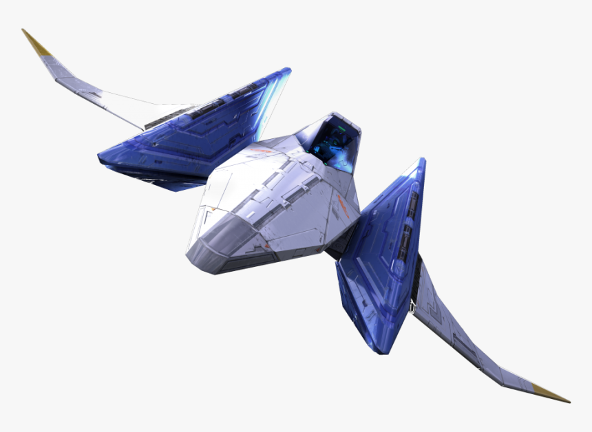 Star Fox Arwing - Origami, HD Png Download , Transparent Png Image ...